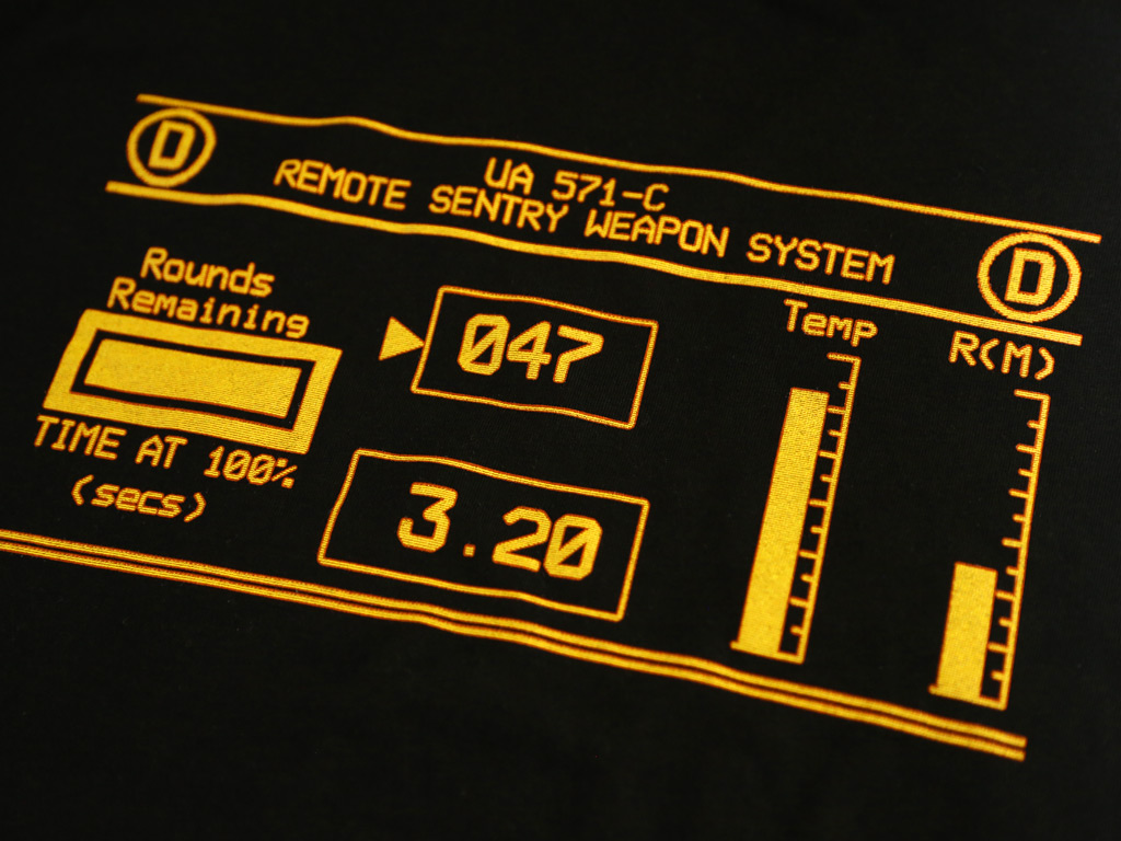 Remote Sentry Weapon System T-shirt inspired by Aliens | News | Last ...
