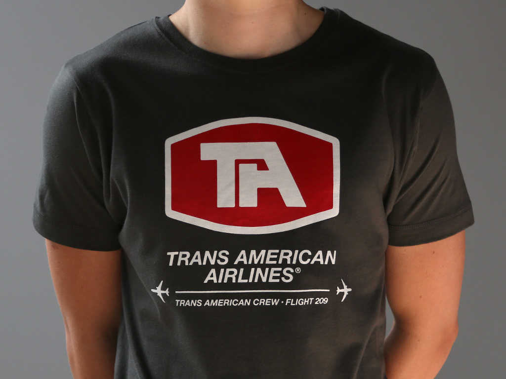 TRANS AMERICAN AIRLINES T-SHIRT INSPIRED BY AIRPLANE! | News | Last ...